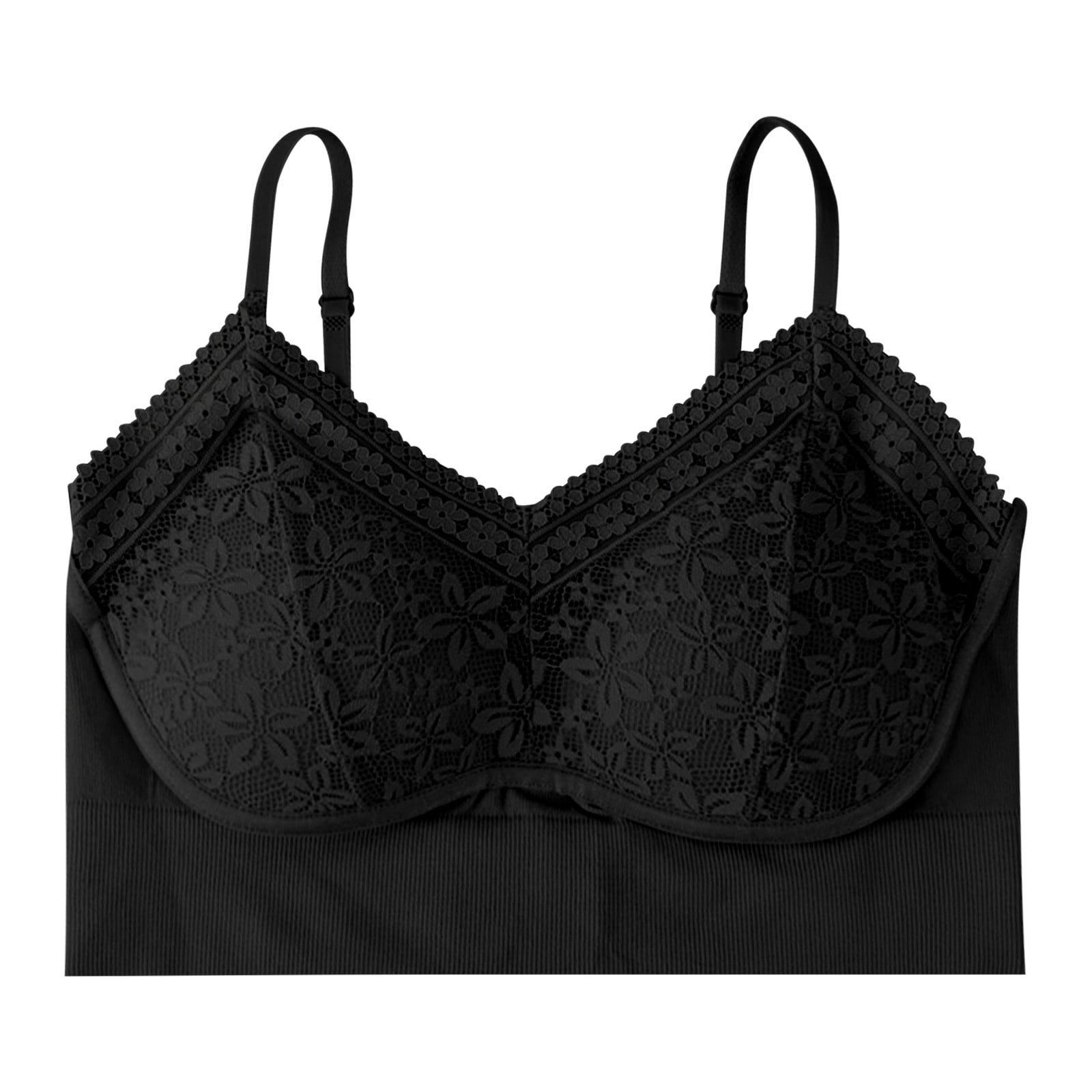 Xiaoxatg Women Sexy Full Lace Flower Seamless Underwear Backless Tank ...