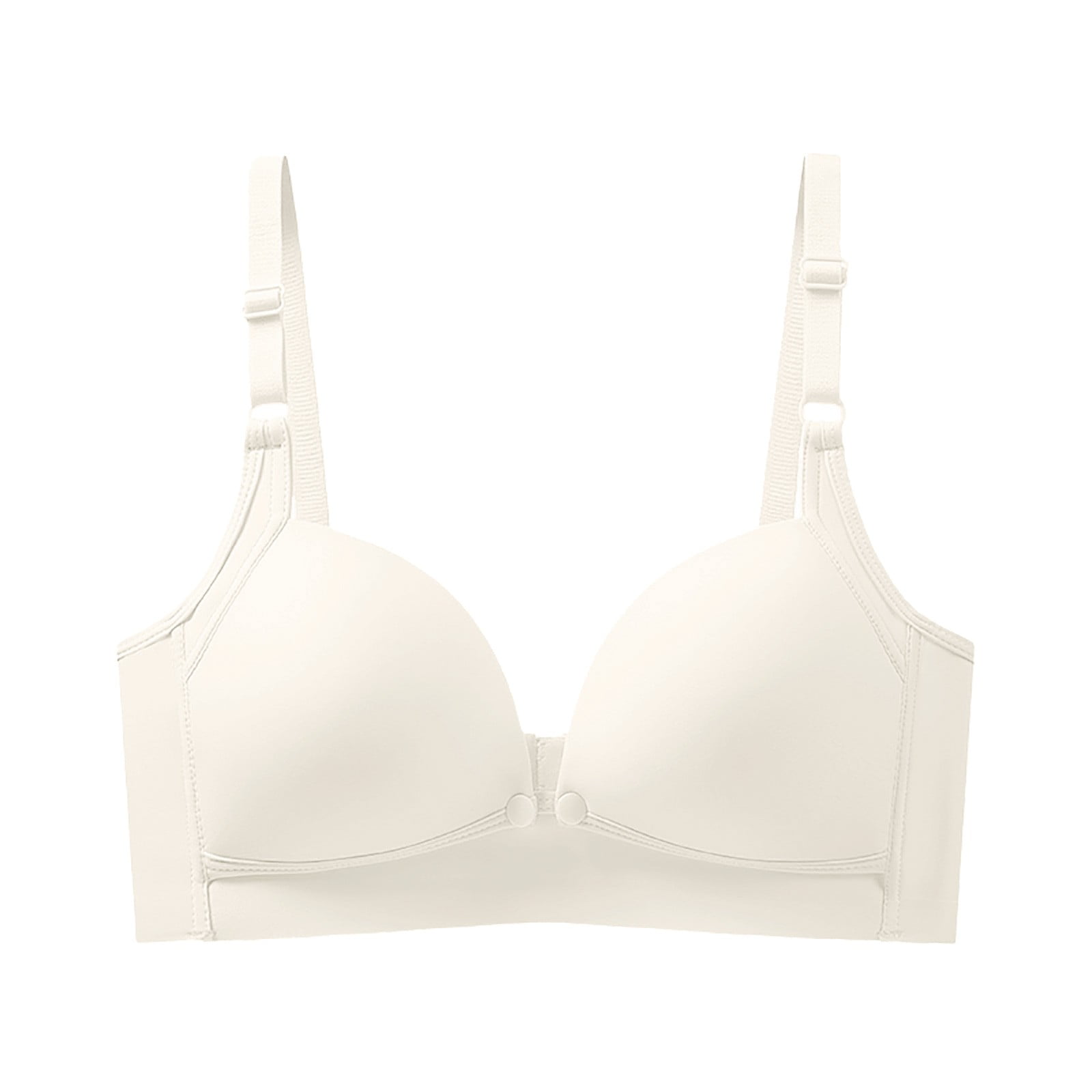 Xiaoxatg Women Solid Lactation Bra With Front Button Pregnant Sagging ...