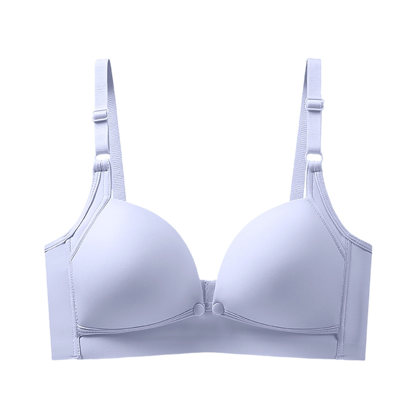 Xiaoxatg Women Solid Lactation Bra With Front Button Pregnant Sagging ...