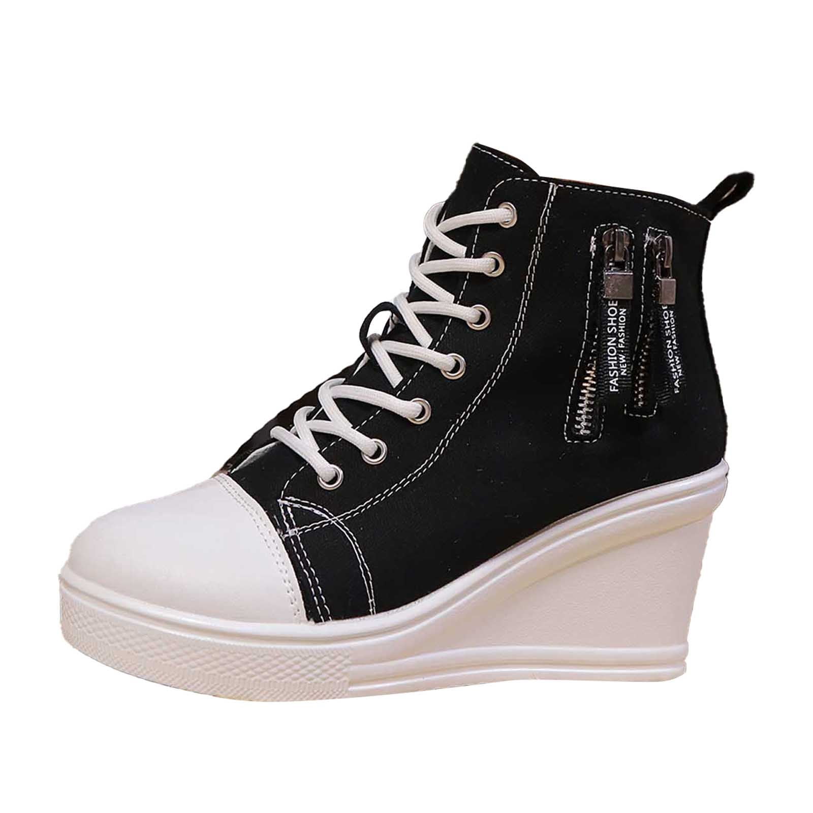 Xiaoxatg Women's Casual Shoes Fashion Platform Sneakers Comfortable On ...