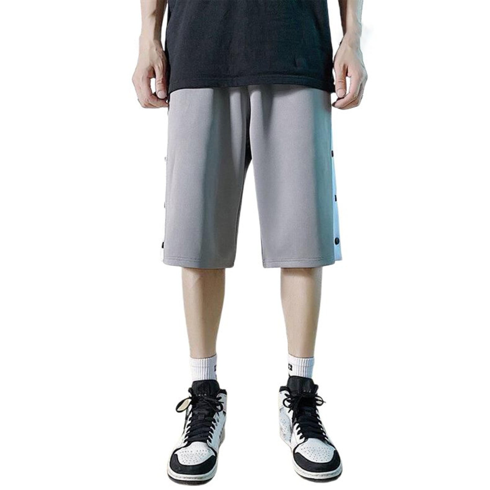 Xiaoxatg Women's Pants Basketball Side Full Open Buckle Pants For Men ...