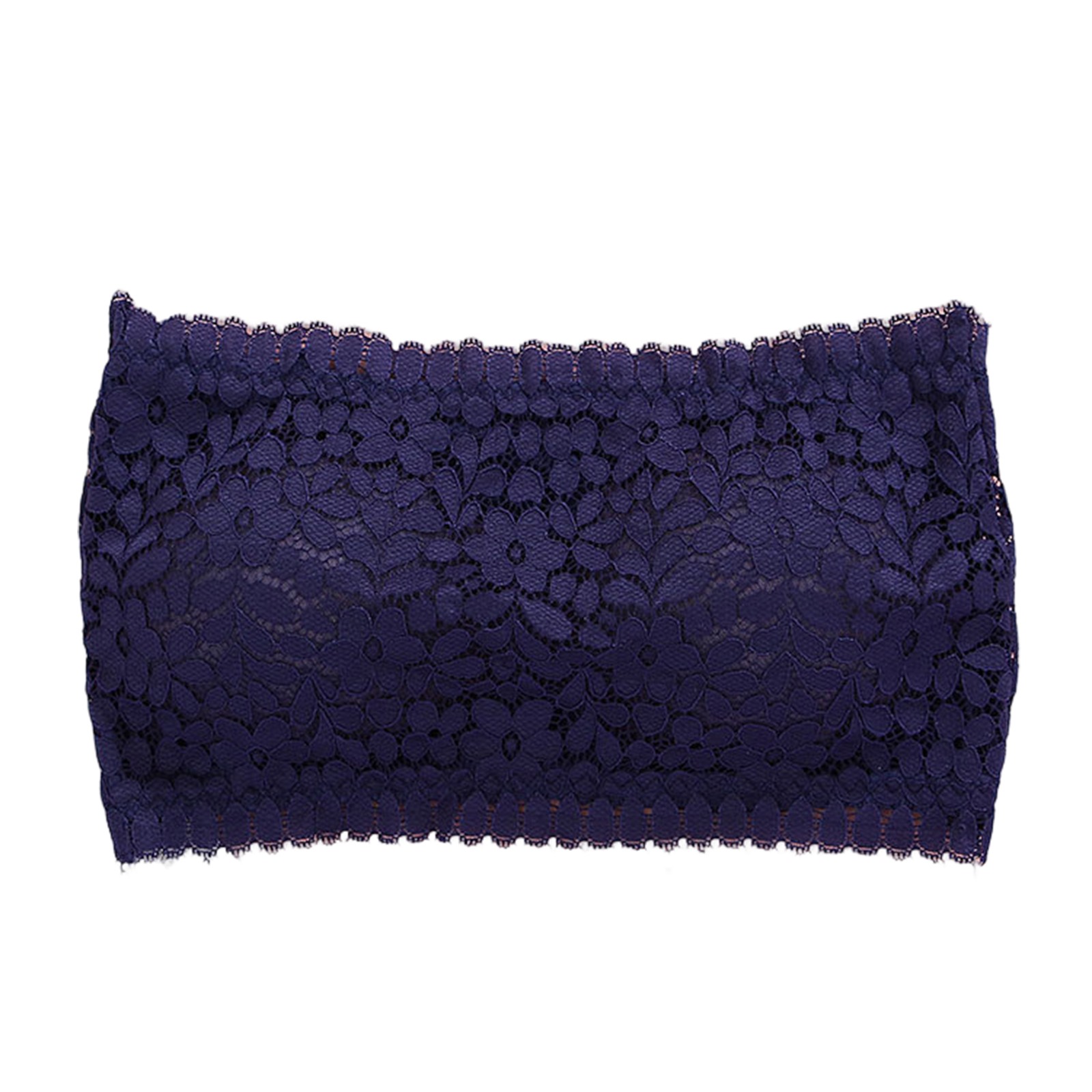 Xiaoxatg Women's Summer New Lace One Word Wrap Chest Strapless Sexy ...