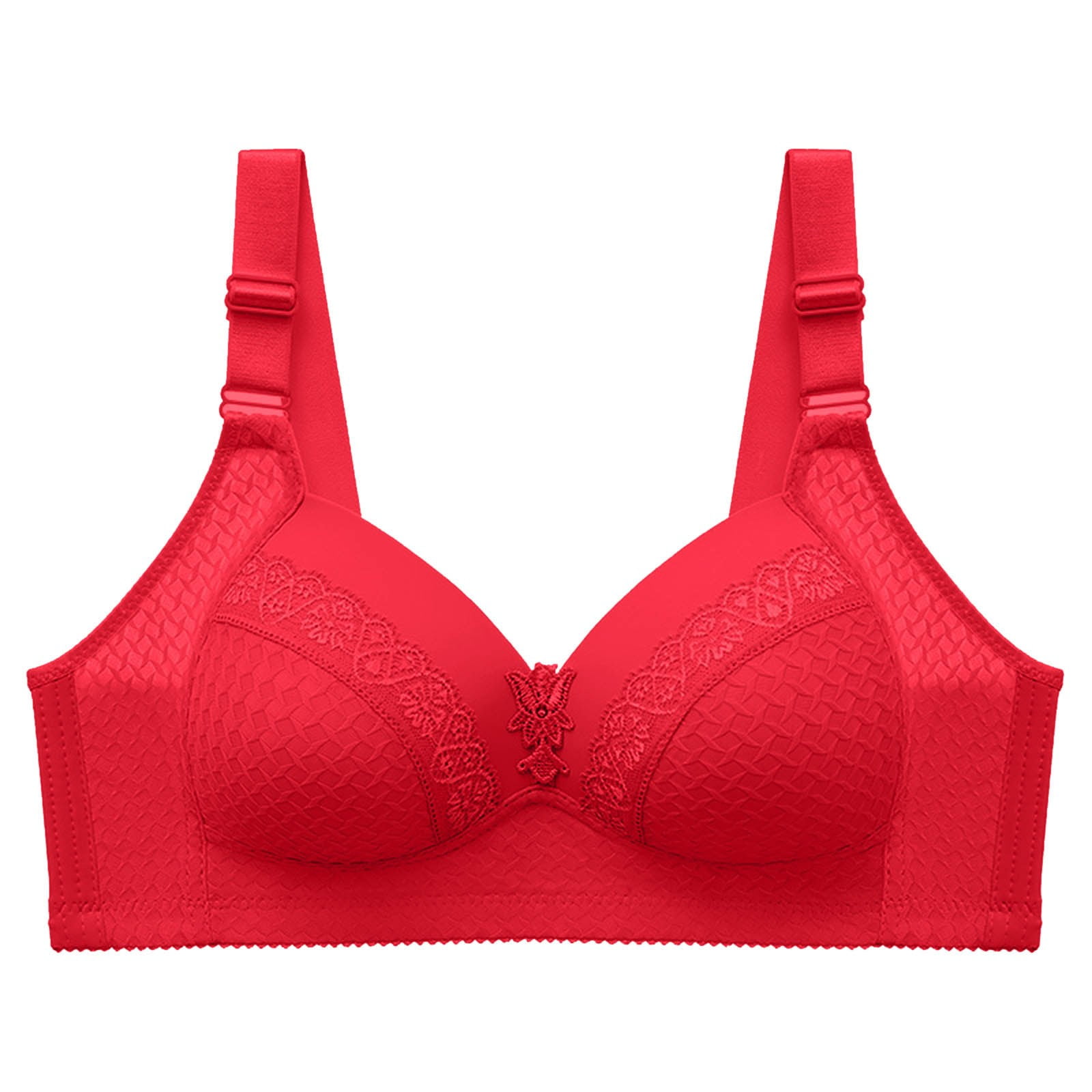 Xiaoxatg Womens Blissful Bra Wire Push Up Full Coverage Smoothing ...