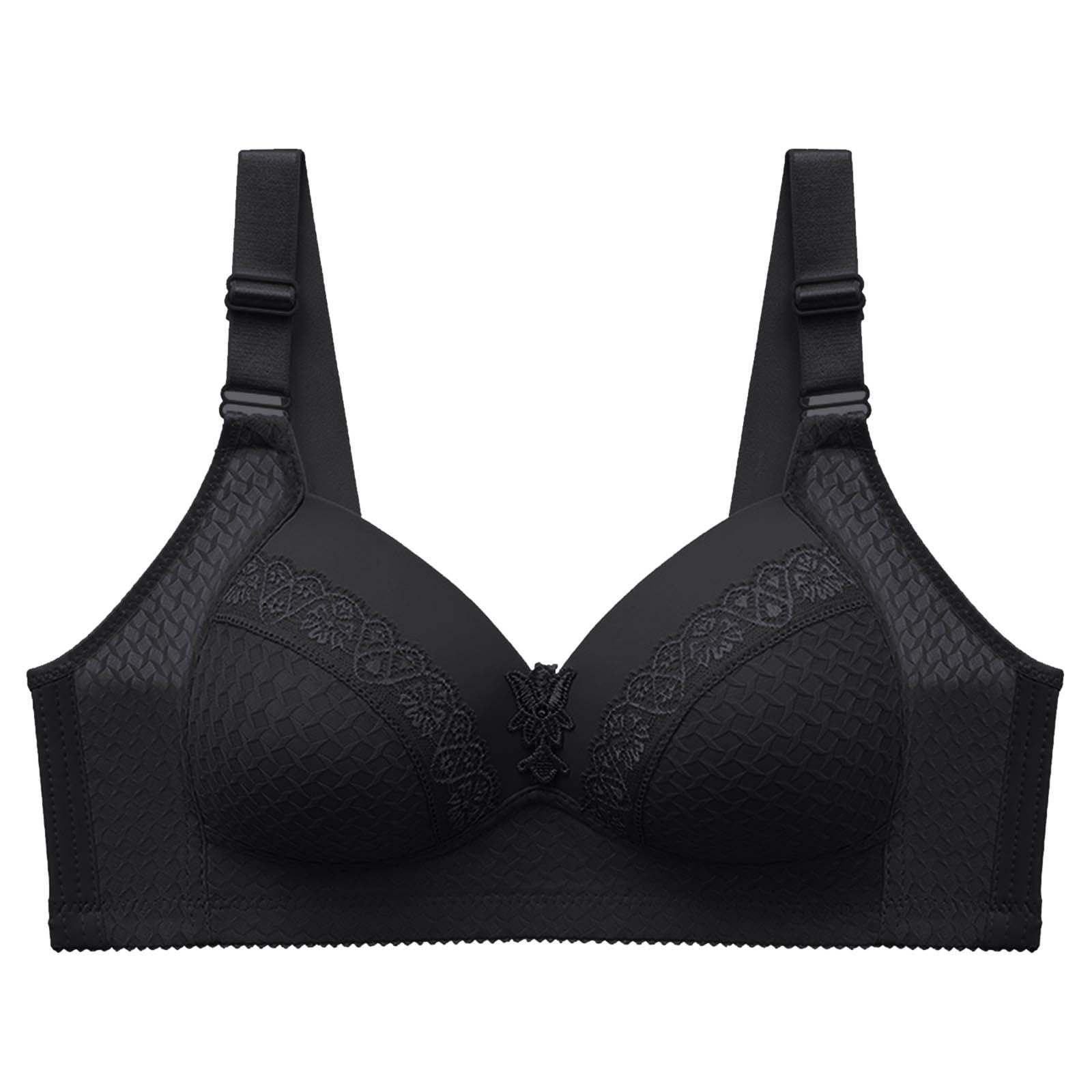 Xiaoxatg Womens Blissful Bra Wire Push Up Full Coverage Smoothing ...