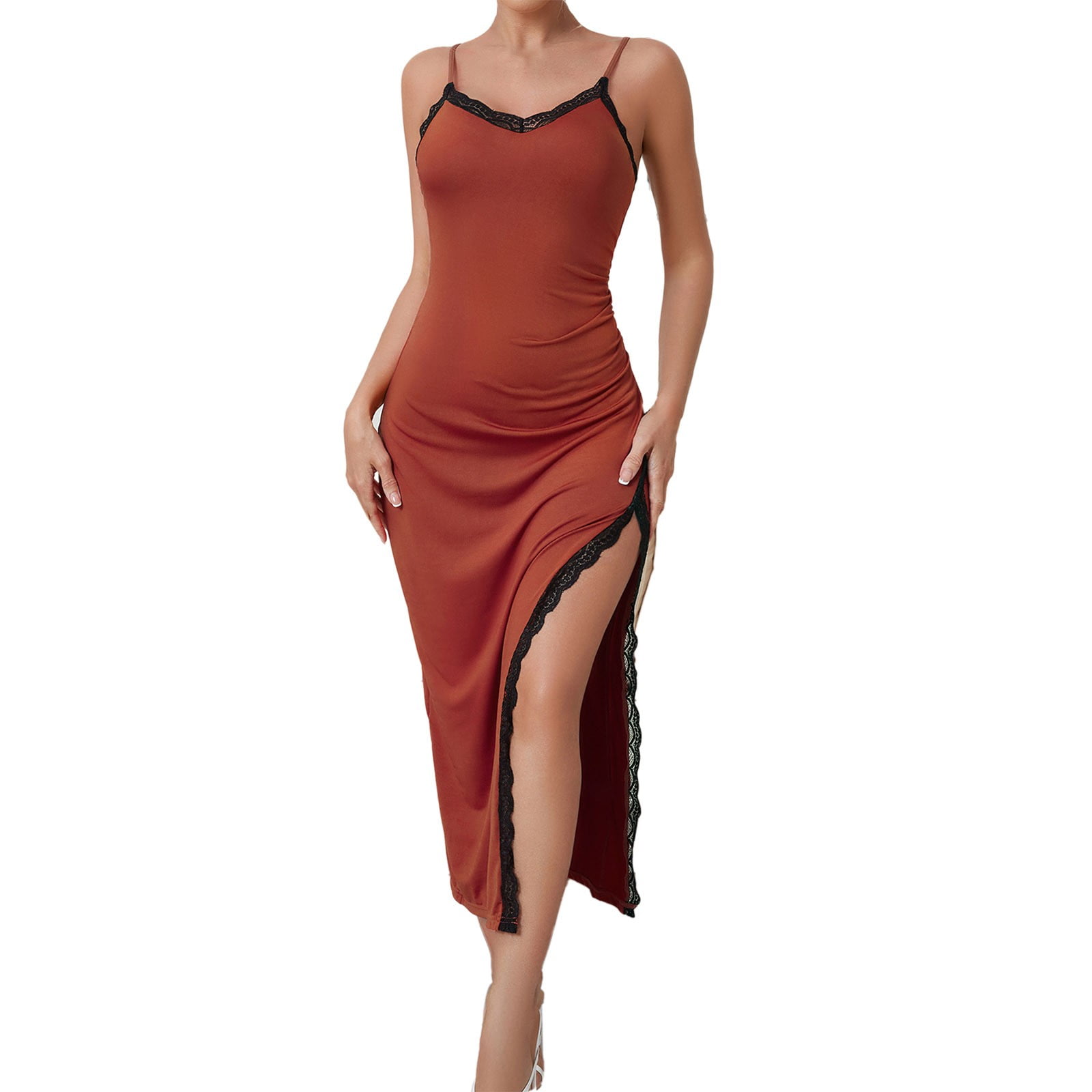 Xiaoxatg Womens Lingerie Sexy Women's New Split Sexy Nightdress Home ...