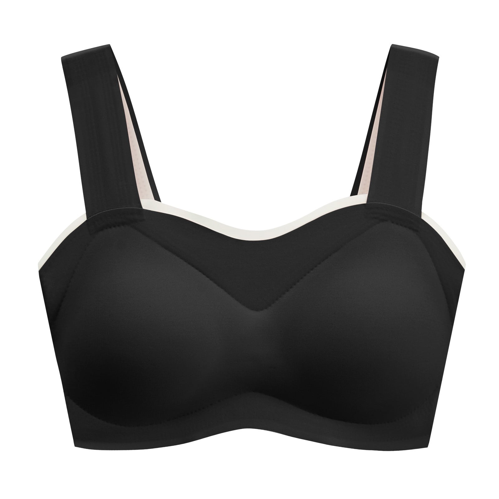 Xiaoxatg Young Ladies Seamless Rimless Tank Style Bra Beauty Back Wrap ...
