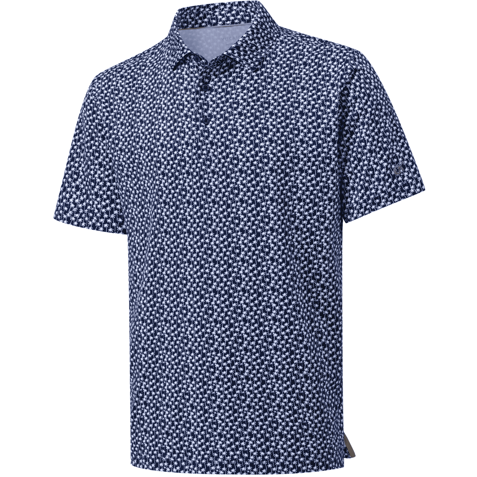 Xidunhg Men's Golf Polo Shirts Short Sleeve Print Performance Moisture ...