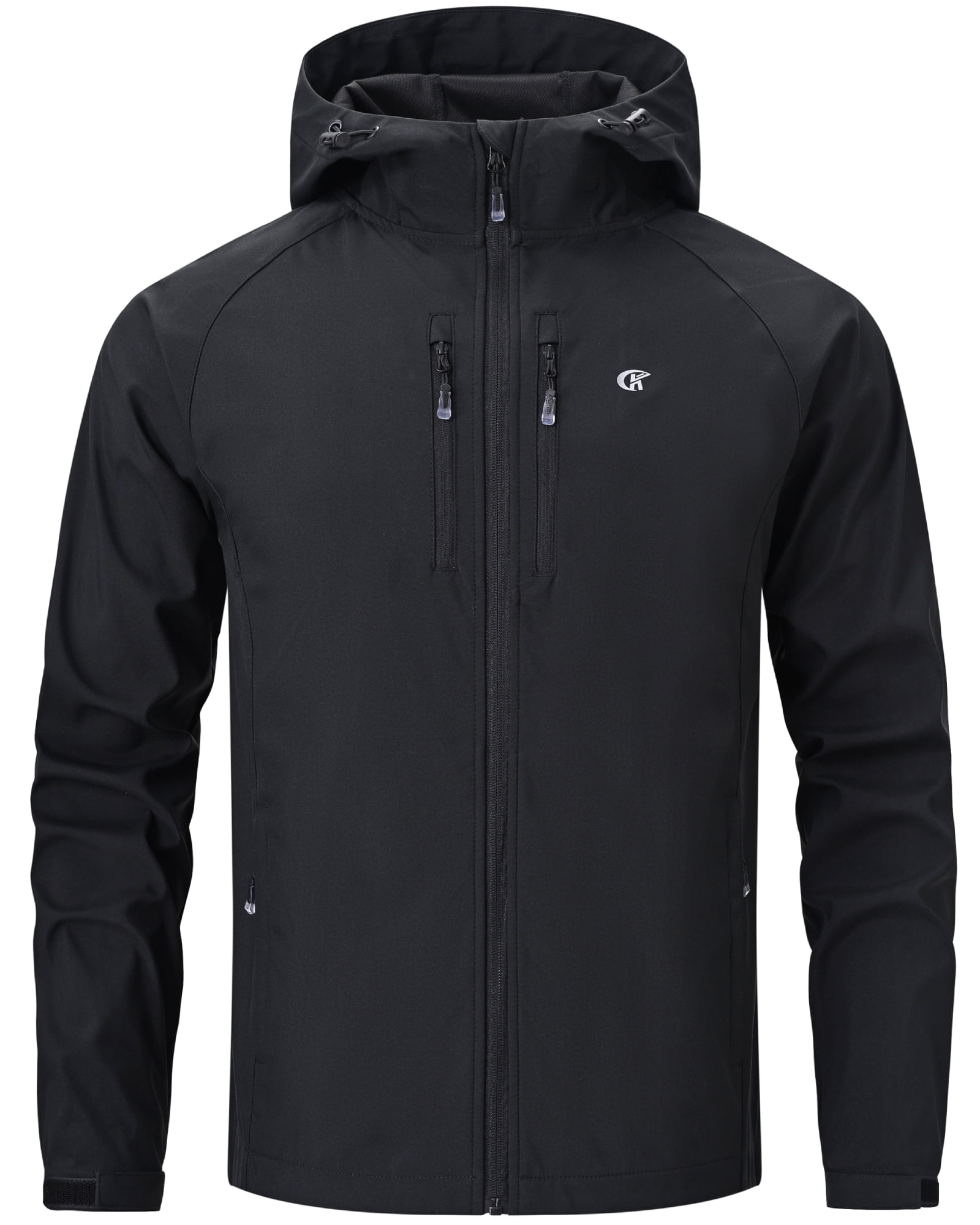 Xidunhg Men's Softshell Jacket with Hood Waterproof Windbreaker ...