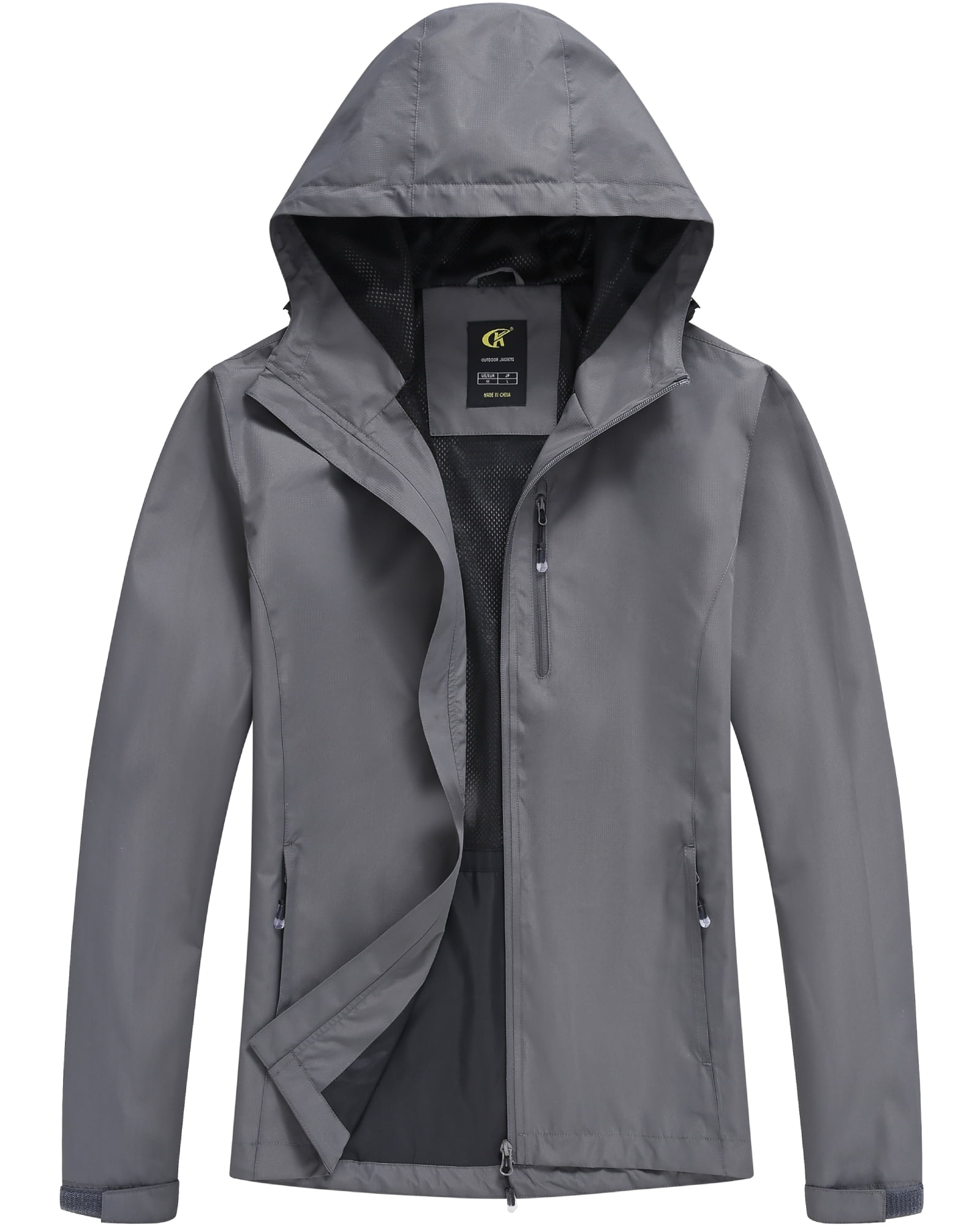 Xidunhg Women Packable Rain Jacket Lightweight Waterproof Raincoat ...