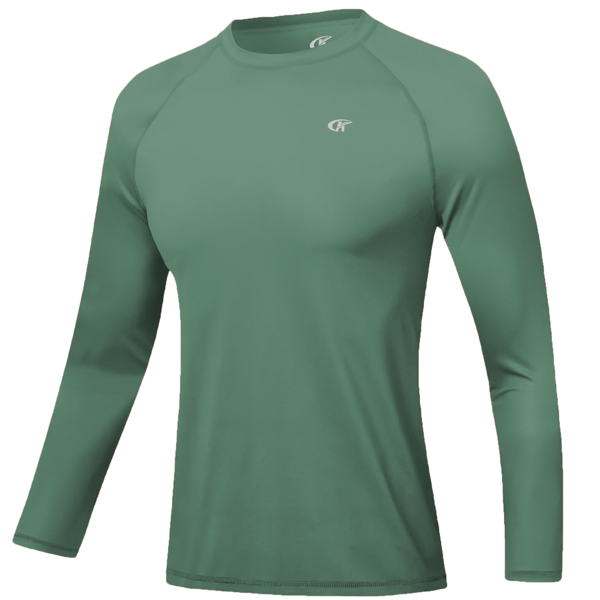 Xidunhg Rash Guard Long Sleeve Swim Shirt for Men UPF 50+ Sun ...