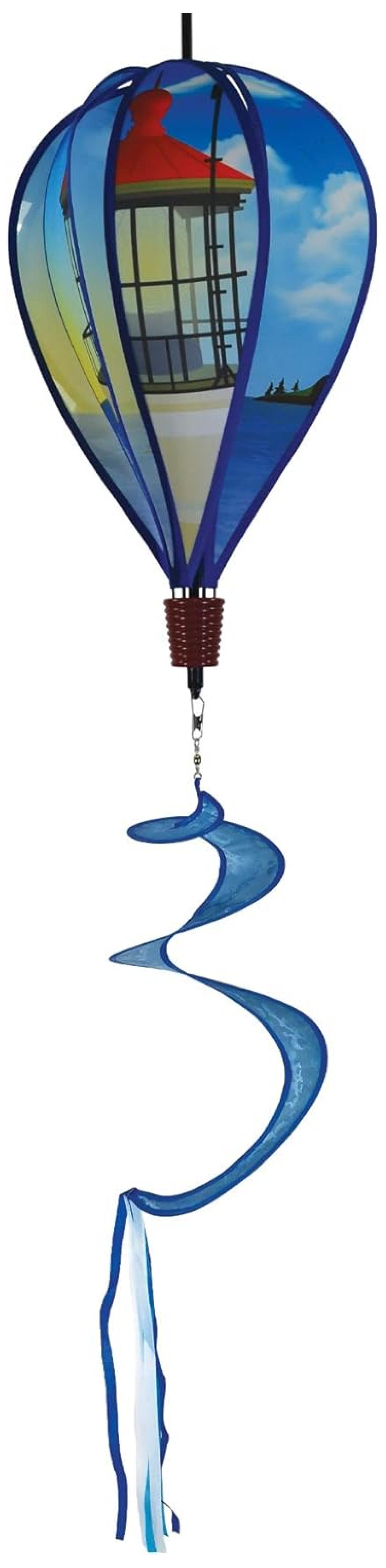 Xie Kun 0987 Coastal Lighthouse Hot Air Balloon-6 Panel Wind Decoration ...