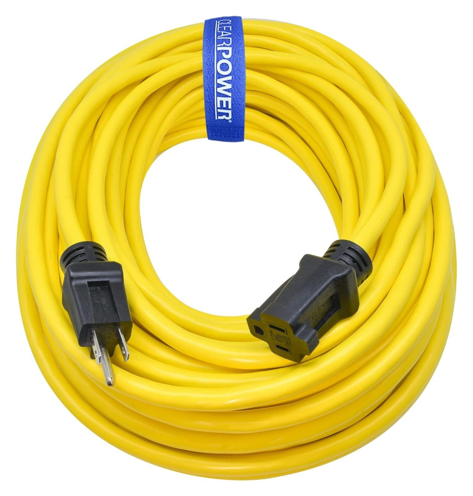 Xie Kun 100 ft Heavy Duty Outdoor Extension Cord 12/3 SJTW, Water & Weather Resistant, Flame ...