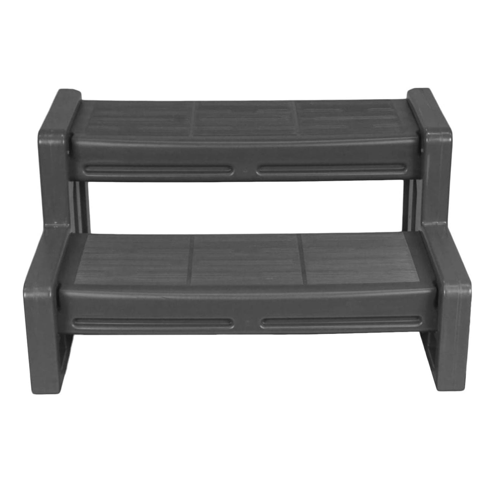 Xie Kun 29 Inch Deluxe Resin Multi Purpose Home Garden Garage Spa and Hot Tub Steps, Gray ...