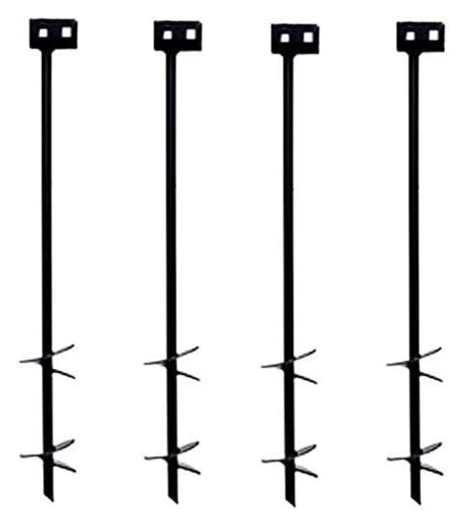 Xie Kun 3/4" x 30" Mobile Home Double Disk Earth Auger Anchor (4 Anchor ...