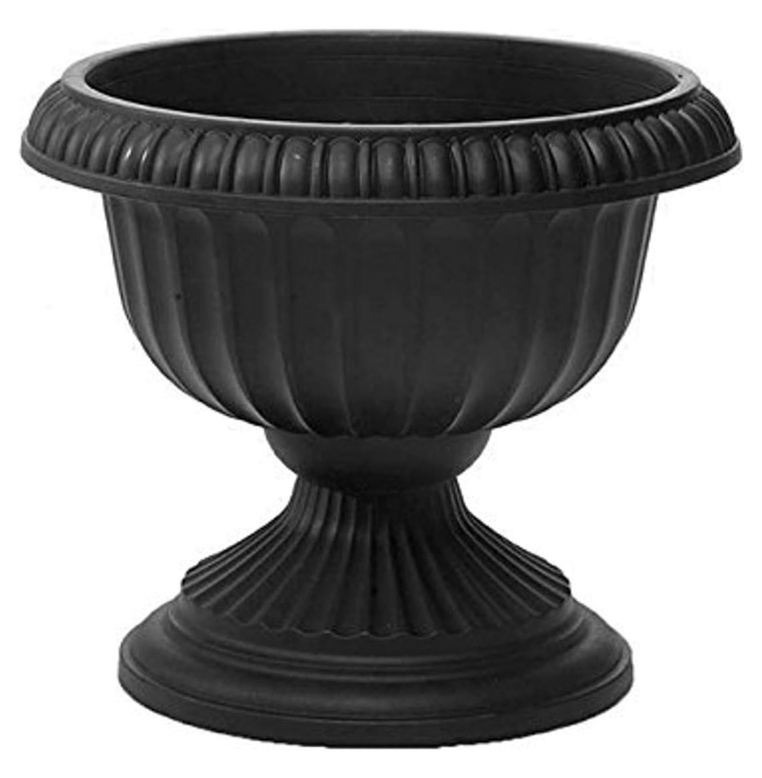 Xie Kun 39188.03 39188 Grecian Urn Planter, 18-Inch, Black - Walmart.com