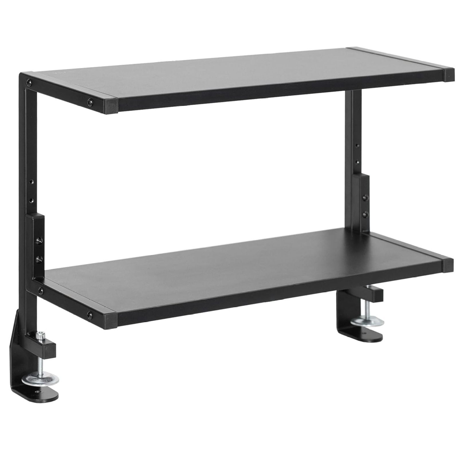 Xie Kun Clamp-on 24 inch above or below Desk 2-Tier Shelving Unit for ...