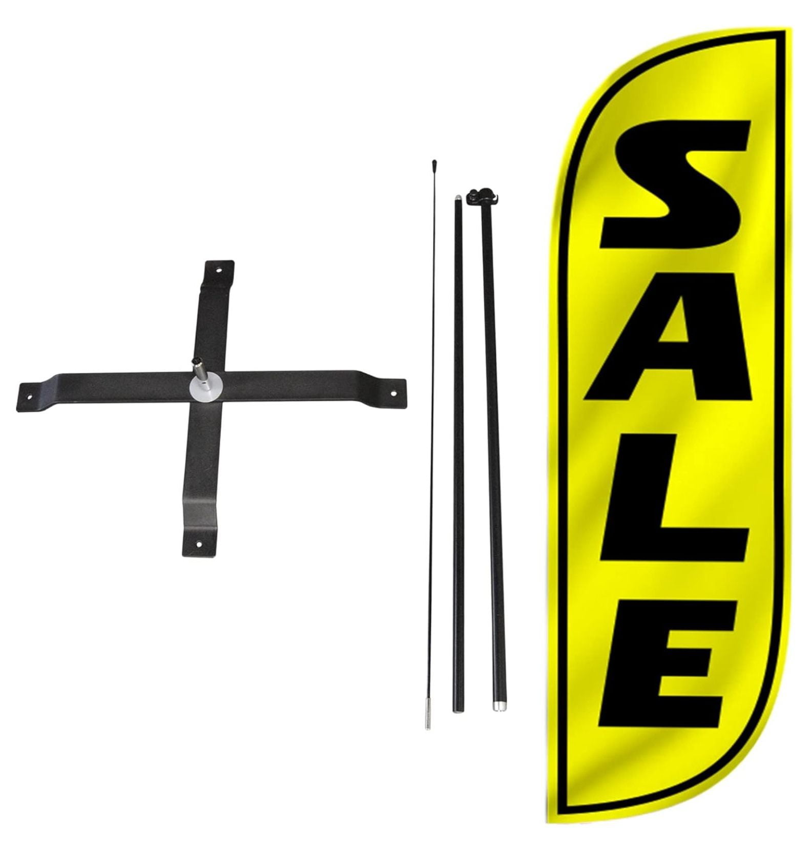 Xie Kun Flag Sale Themed Complete Set with Poles and X-Stand Base, 5 ...
