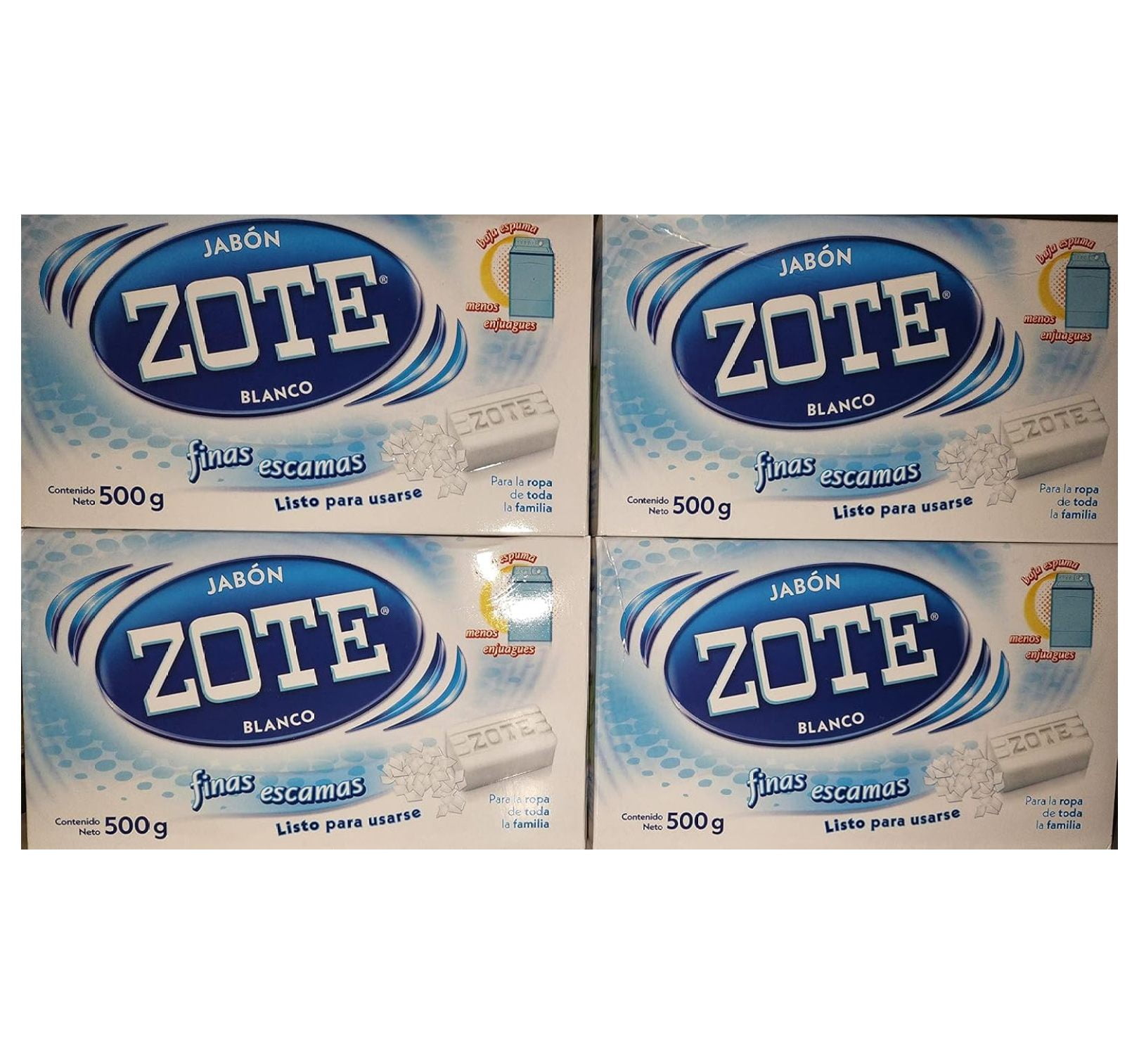 Xie Kun Jabon Zote Blanco Laundry Flakes (4), Pack of 3 - Walmart.com