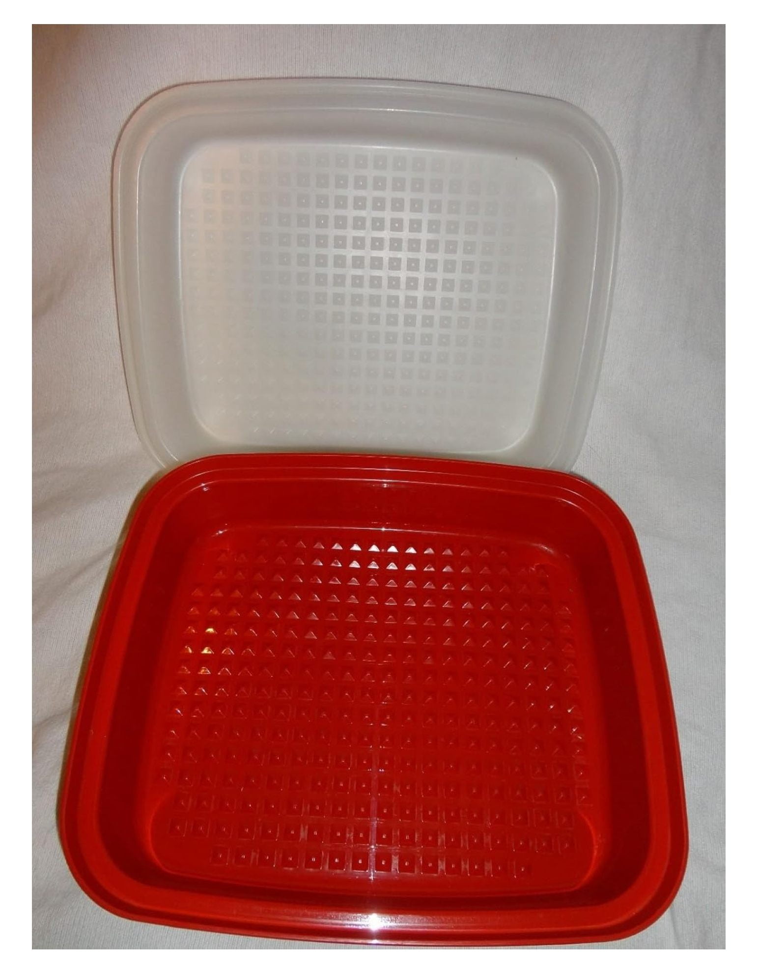 Xie Kun RED Large Season Serve Meat Marinade Storage Container ...