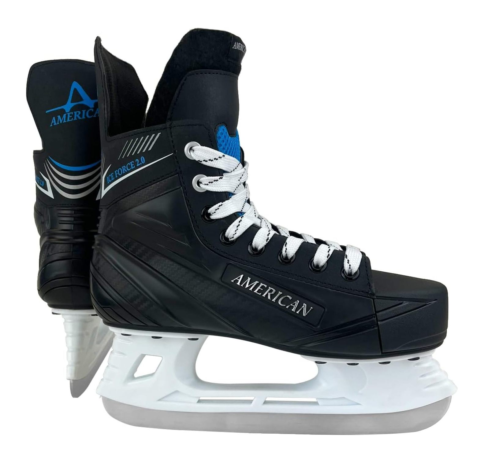 Xie Kun Shoe Boy's Ice Force Hockey Skates - Walmart.com