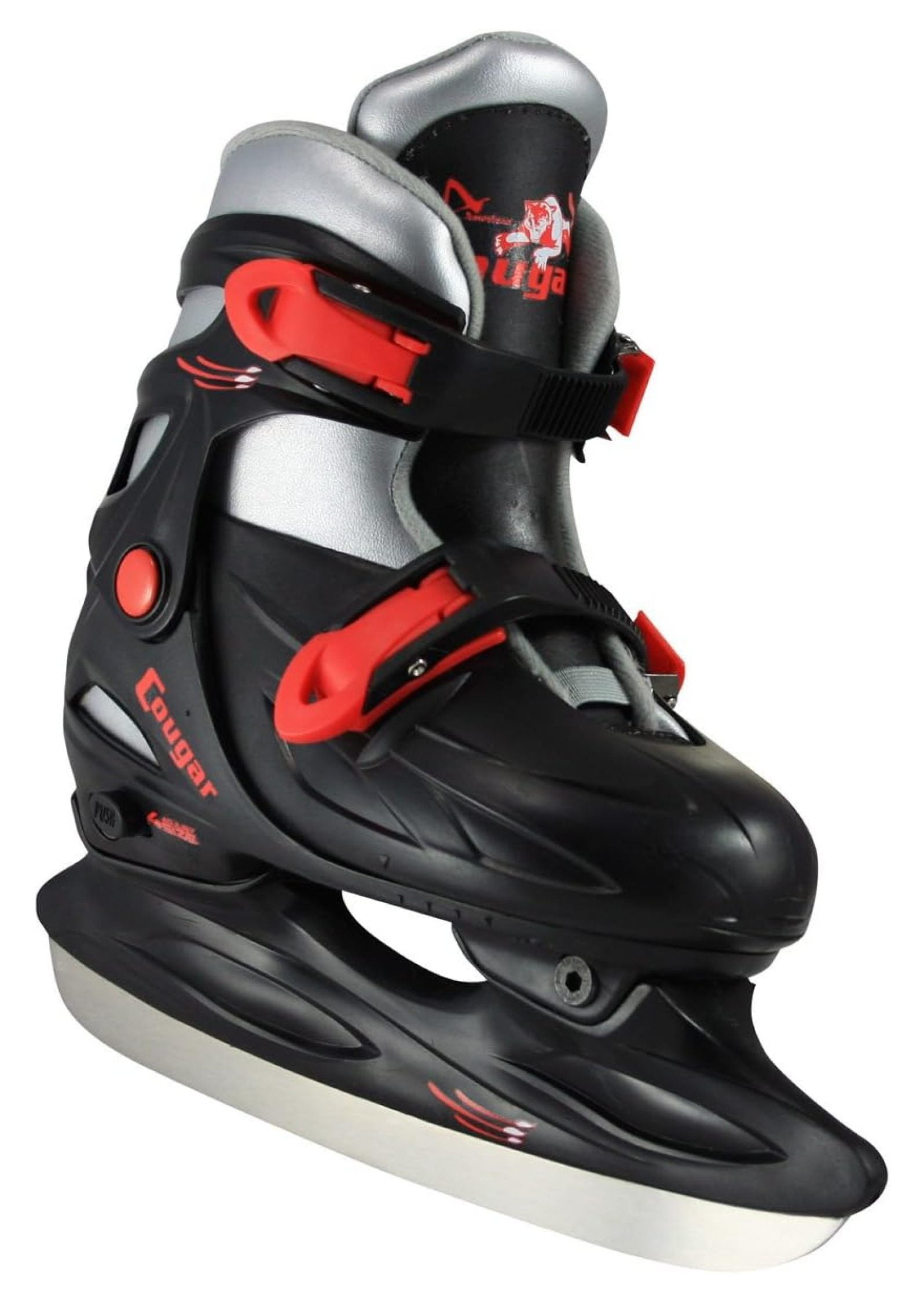 Xie Kun Shoe Cougar Adjustable Hockey Skates - Walmart.com