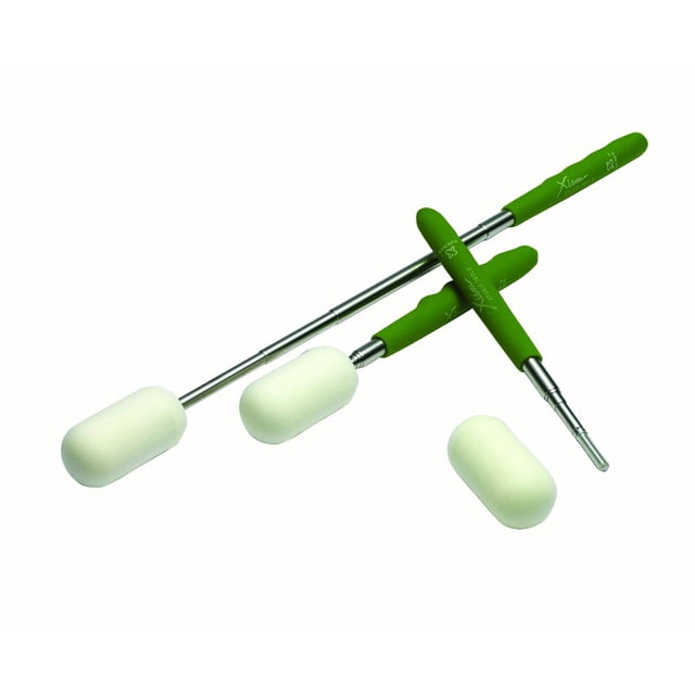 Xiem Stainless Steel, Rubber Handle Telescoping X-Sponge II with Sponge ...