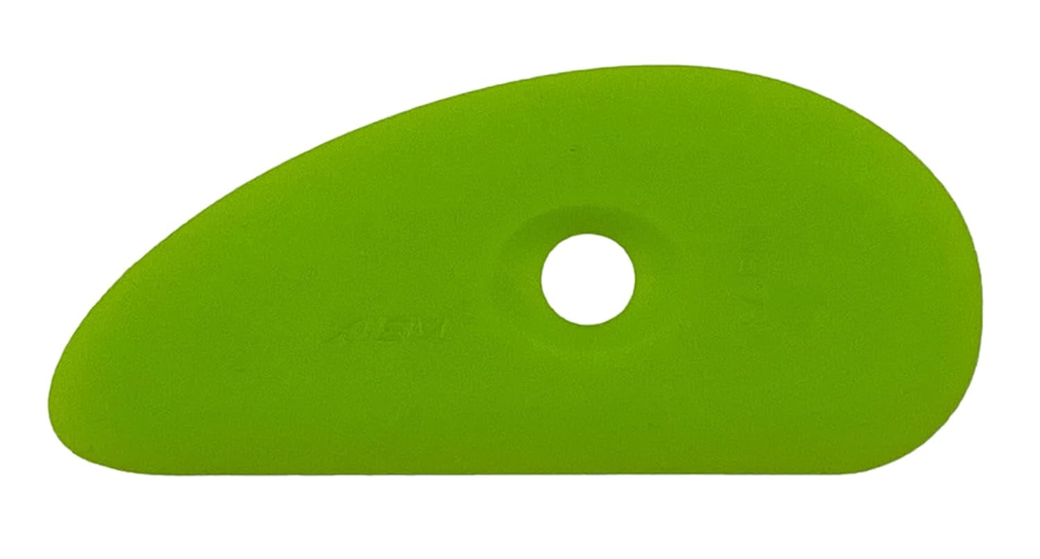 Xiem Tools UltraSoft Silicone Clay Rib for Pottery and Ceramics Medium ...