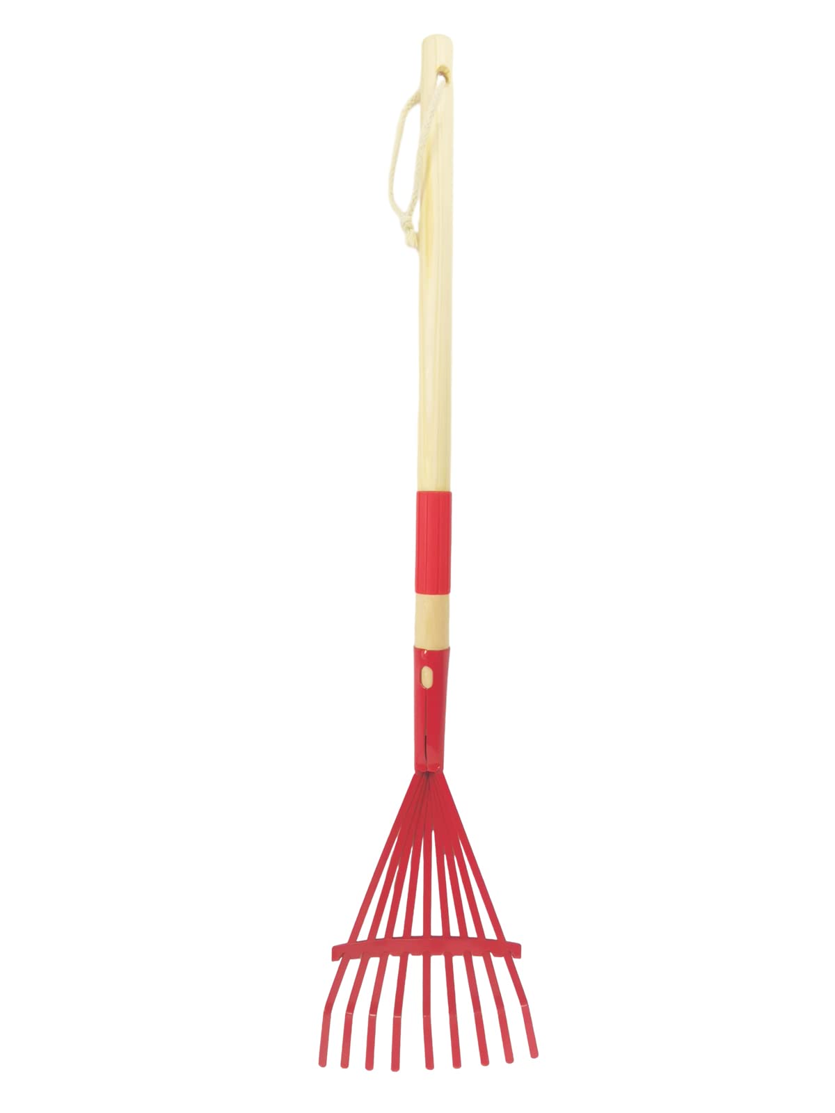 Xifando Small Leaf Rake-Wooden Handle Leaf Rake for Little Helper ...