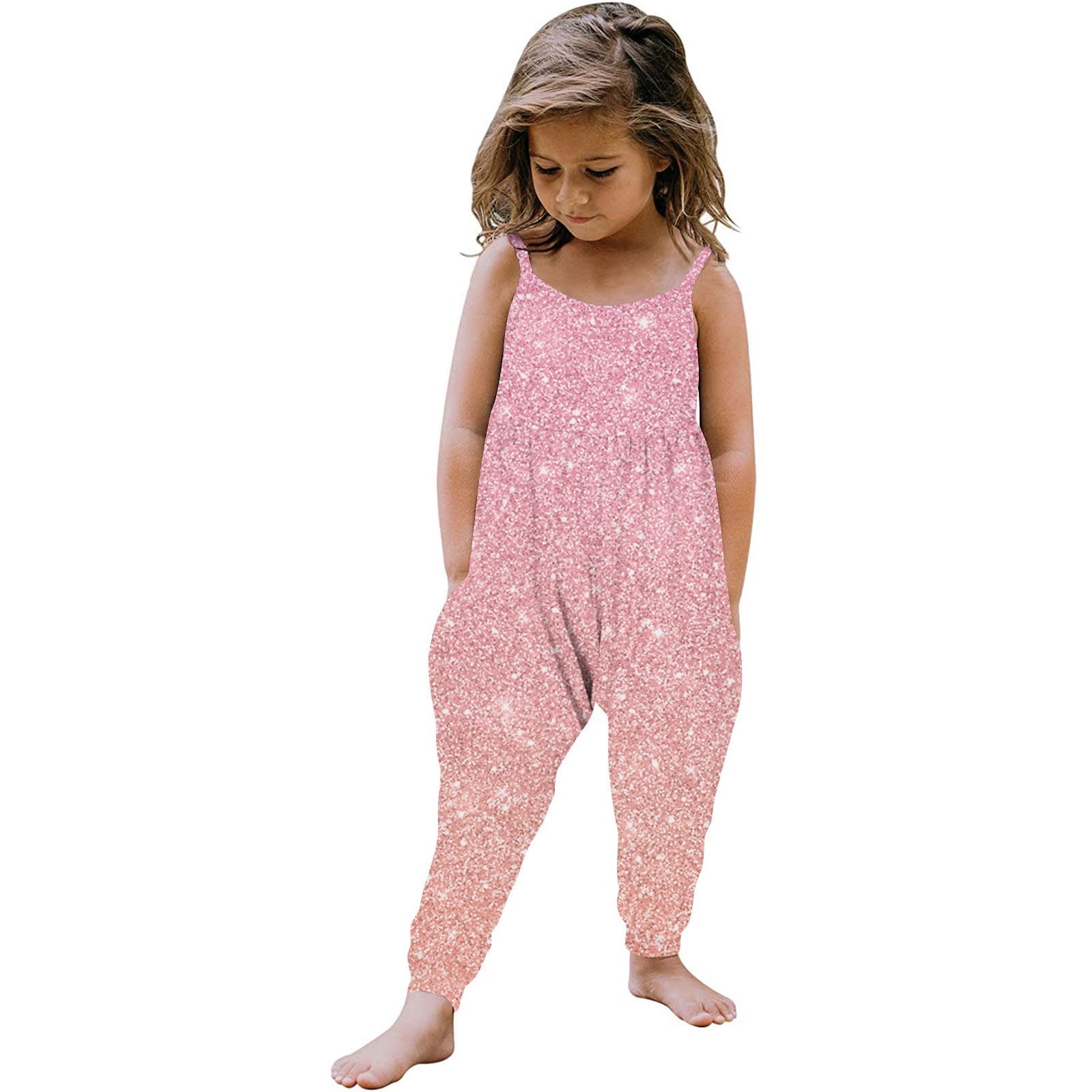 Xihbxyly Toddler Jumper Outfit, Toddler Baby Girl Jumpsuit One Piece ...