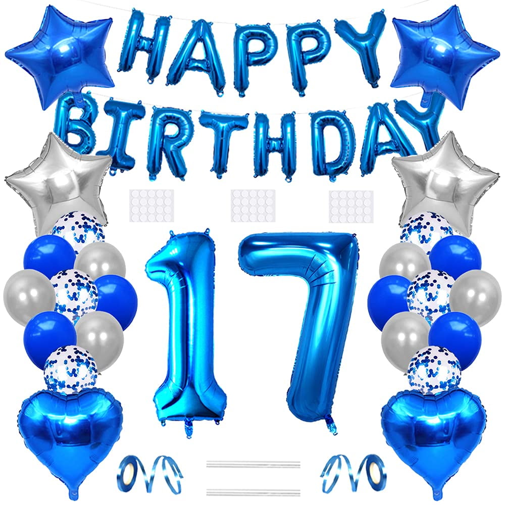 Happy 17th Birthday Banner