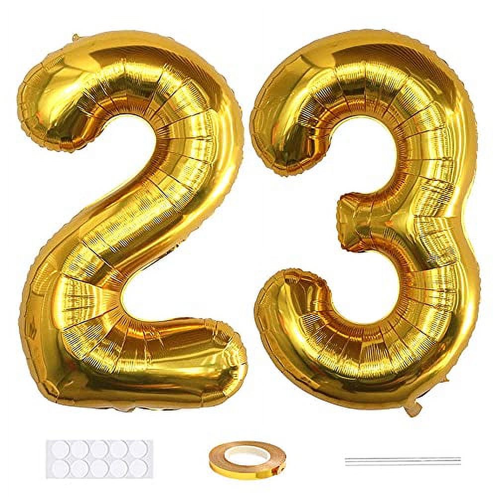 Xihuimay Number 23 Balloons 40 inch Digital Balloon Alphabet 23 ...