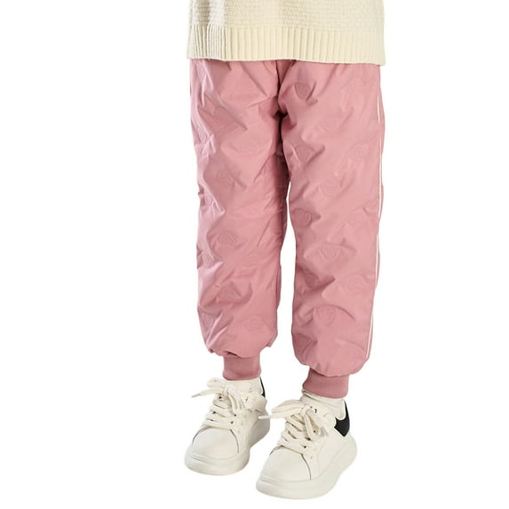 Xijirk Boys Sweatpants,Winter Thermal Down Pants Insulated Warm ...