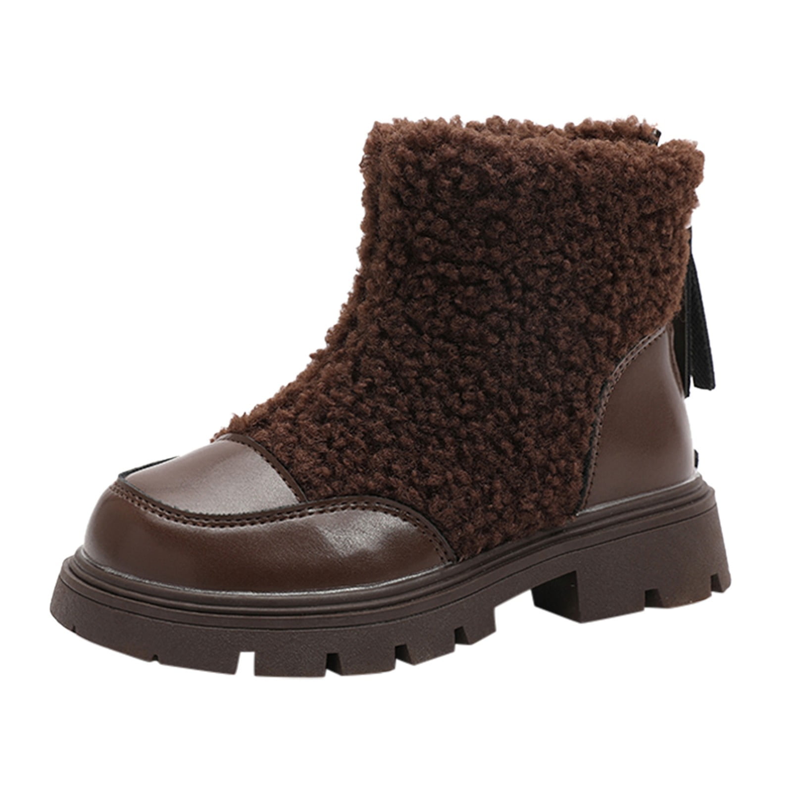 Xijirk Girls Ankle Booties,Girls Ankle Boots Low Block Heel Booties ...