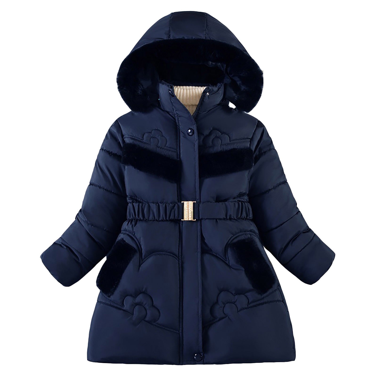 Xijirk Girls Waterproof Jackets Unisex Patchwork Winter Cute Coat ...