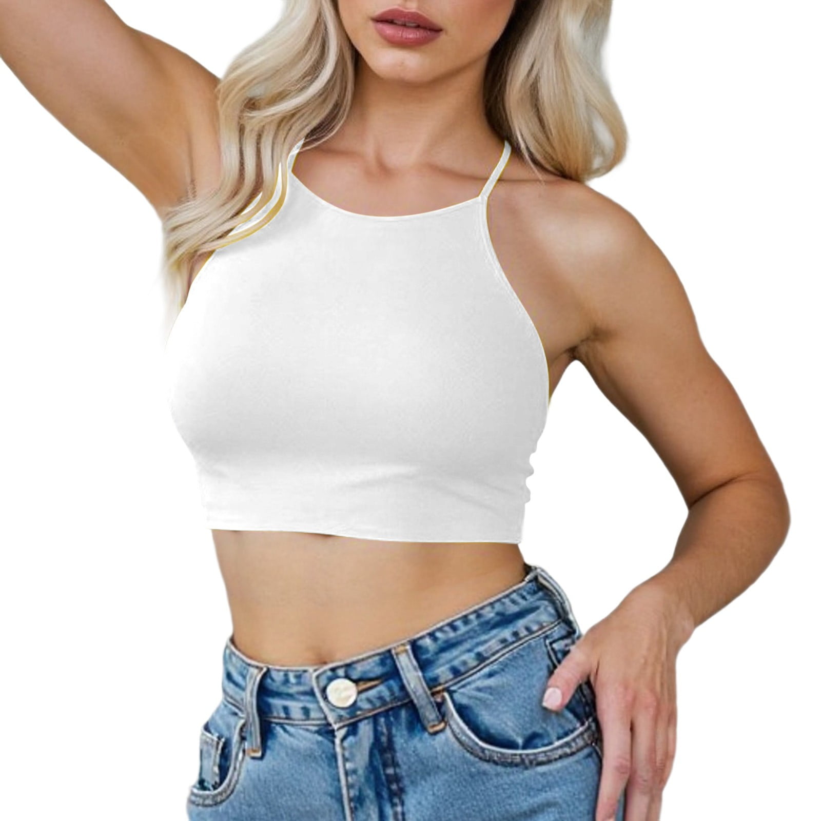 Xijirk Tankini Swimsuits for Women,Vintage Inspired Bikini Top Tie ...