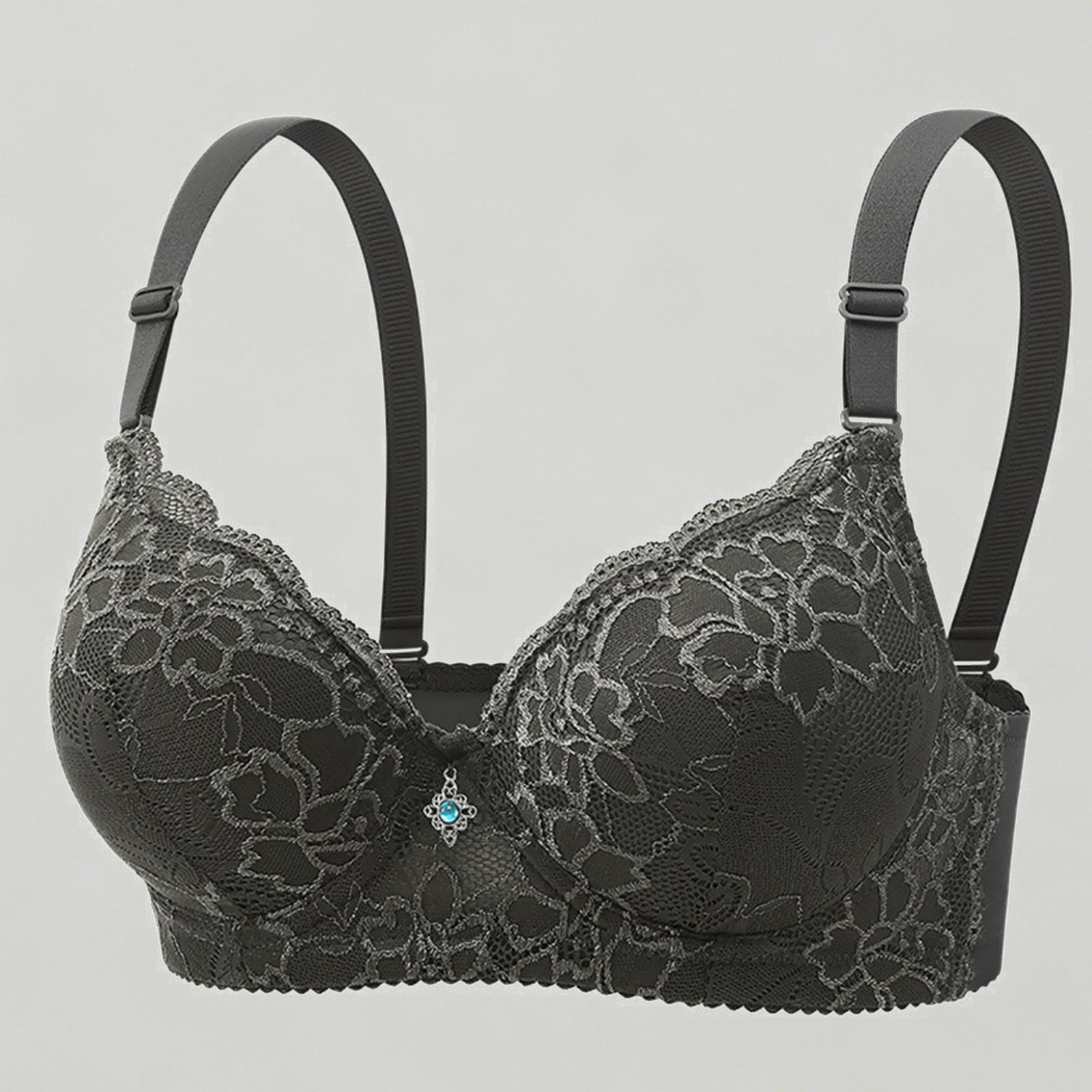 Xijirk Women Casual Bra Adjustable Breathable Wireless Gathering ...