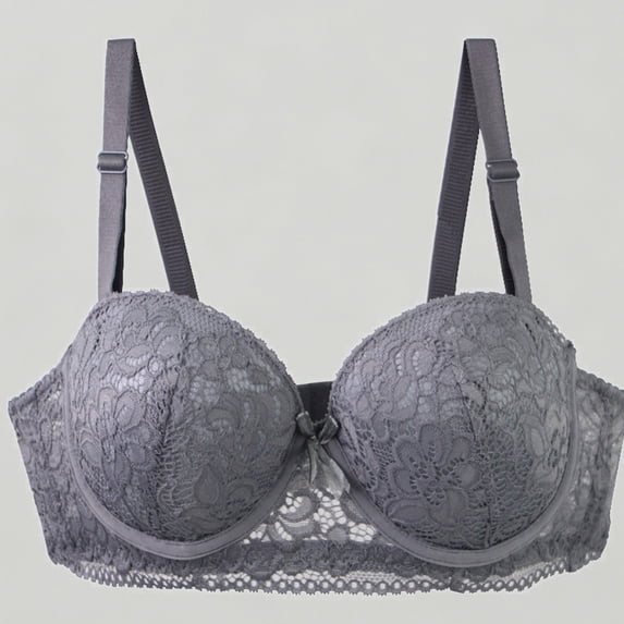 Xijirk Women Plus Size Bra Wide Side Band Underwire Lift Daily Bust ...