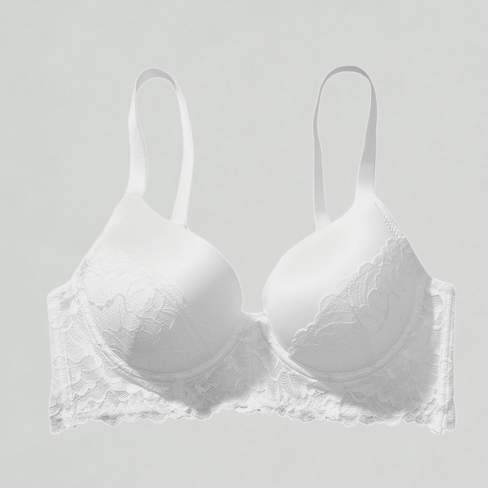 Xijirk Women's Elegant Lace Underwire Bra Push-Up Support & Comfort for ...