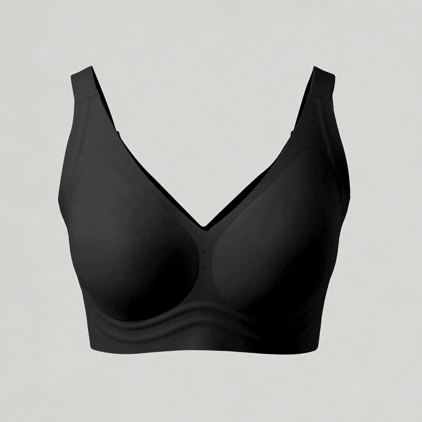 Xijirk Women's High Elastic Wireless Bra Wide Straps with Soft Support ...