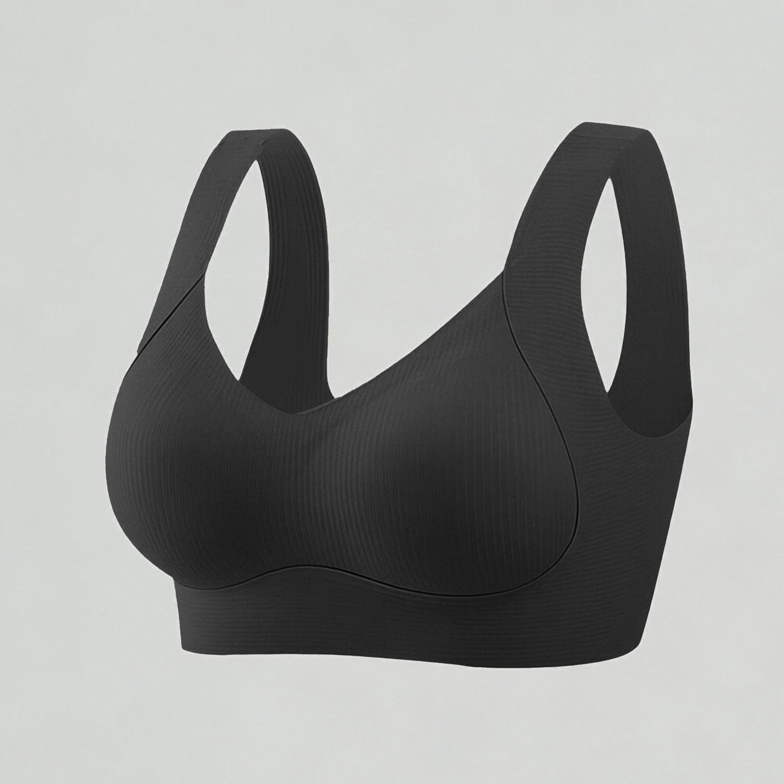Xijirk Women's Plus Size Seamless Wireless Lift Bra Uplift Back Support ...