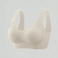 Xijirk Women's Plus Size Seamless Wireless Lift Bra Uplift Back Support ...
