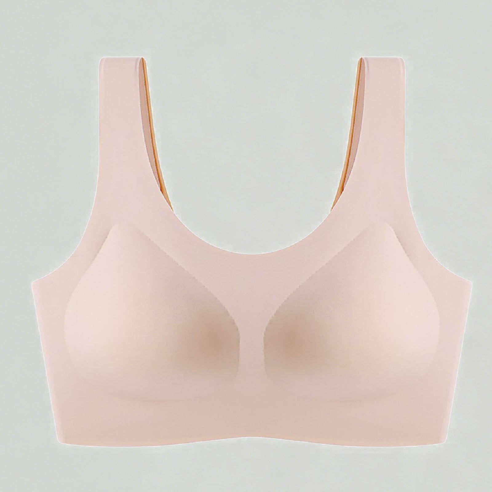 Xijirk Women's Seamless Comfort Bralette Wireless Bra with Fixed Cups ...
