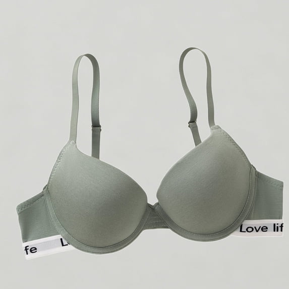 Xijirk Women's Seamless Lightly Lined Lift Bra Underwire Comfortable ...