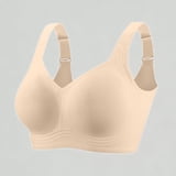 Xijirk Women's Seamless Wire-Free Bra Comfortable Full Coverage ...