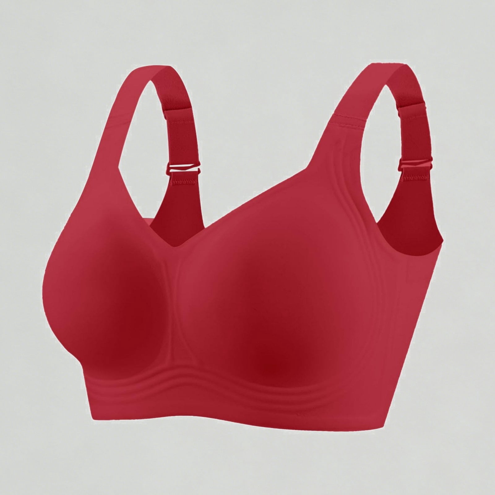 Xijirk Women's Seamless Wire-Free Bra Comfortable Full Coverage ...