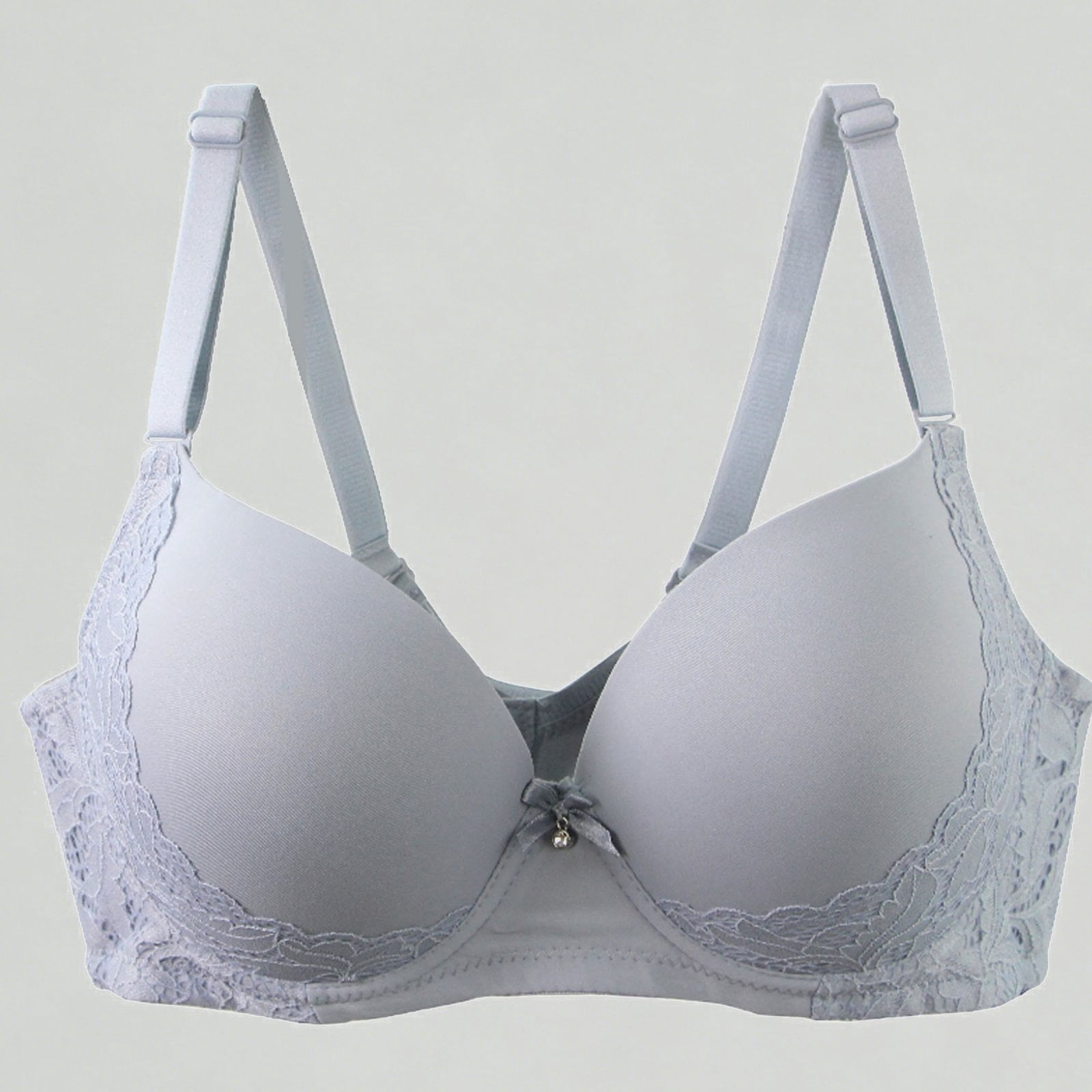 Xijirk Women's Underwire Support Bra Classic Lace Trim Everyday Bra ...