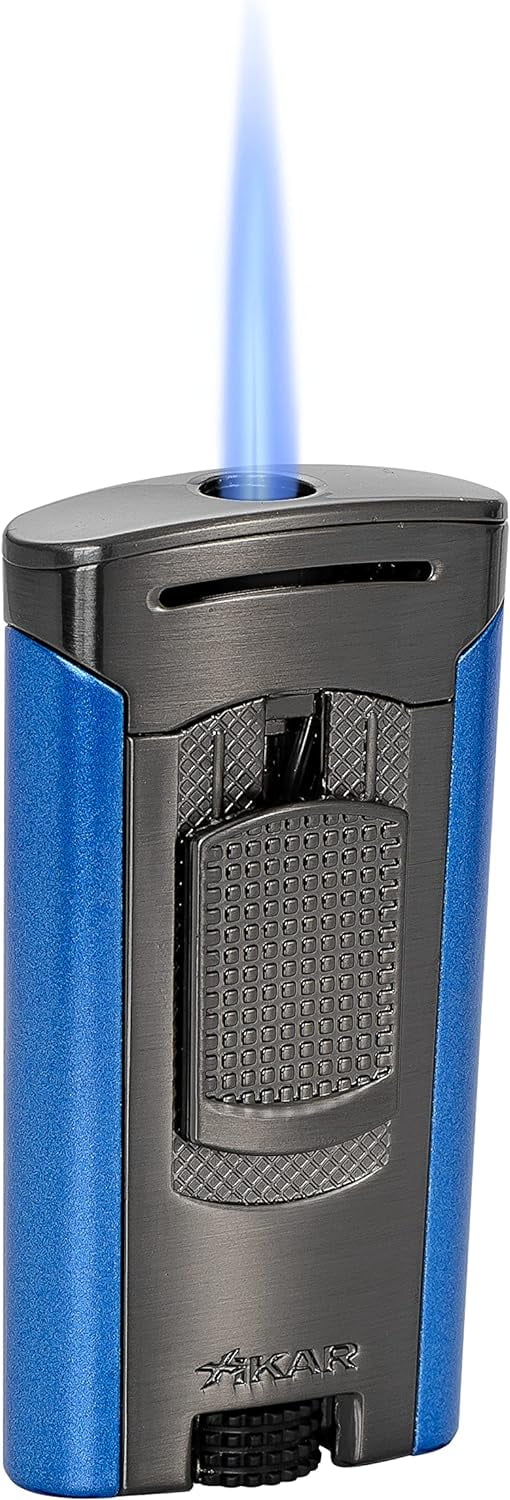 Xikar Astral Single Jet Flame Cigars Wind Resistant EZ Adjustment and View Fuel Window High ...