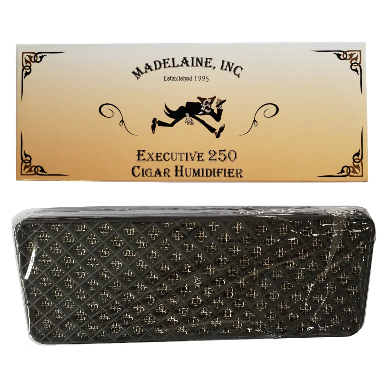 Madelaine Rectangular Cigar Humidifier, Executive 250, Perfect 70% ...