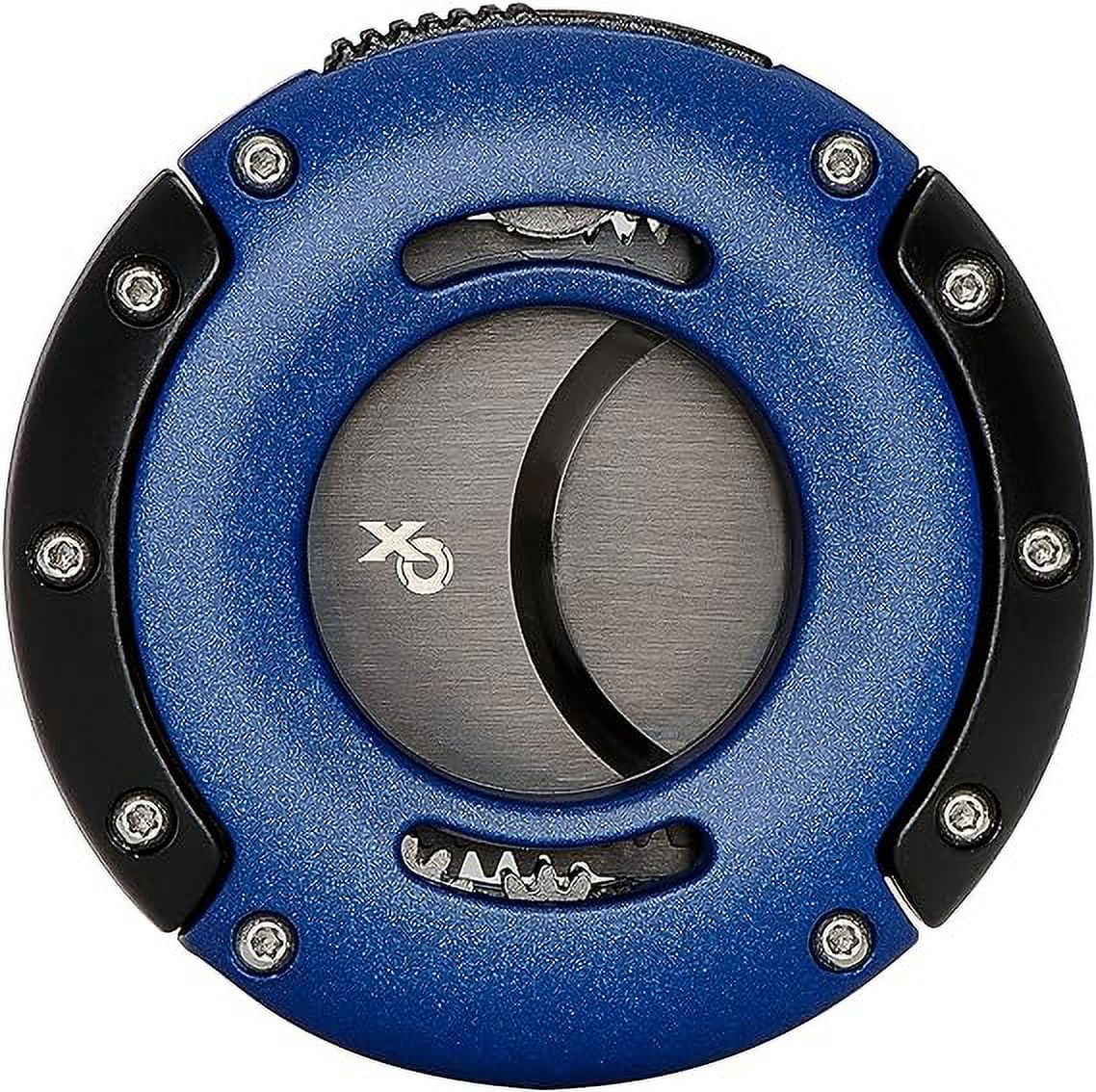 Xikar XO Double Guillotine Cutter, Dual Stainless Steel Blades, Black ...