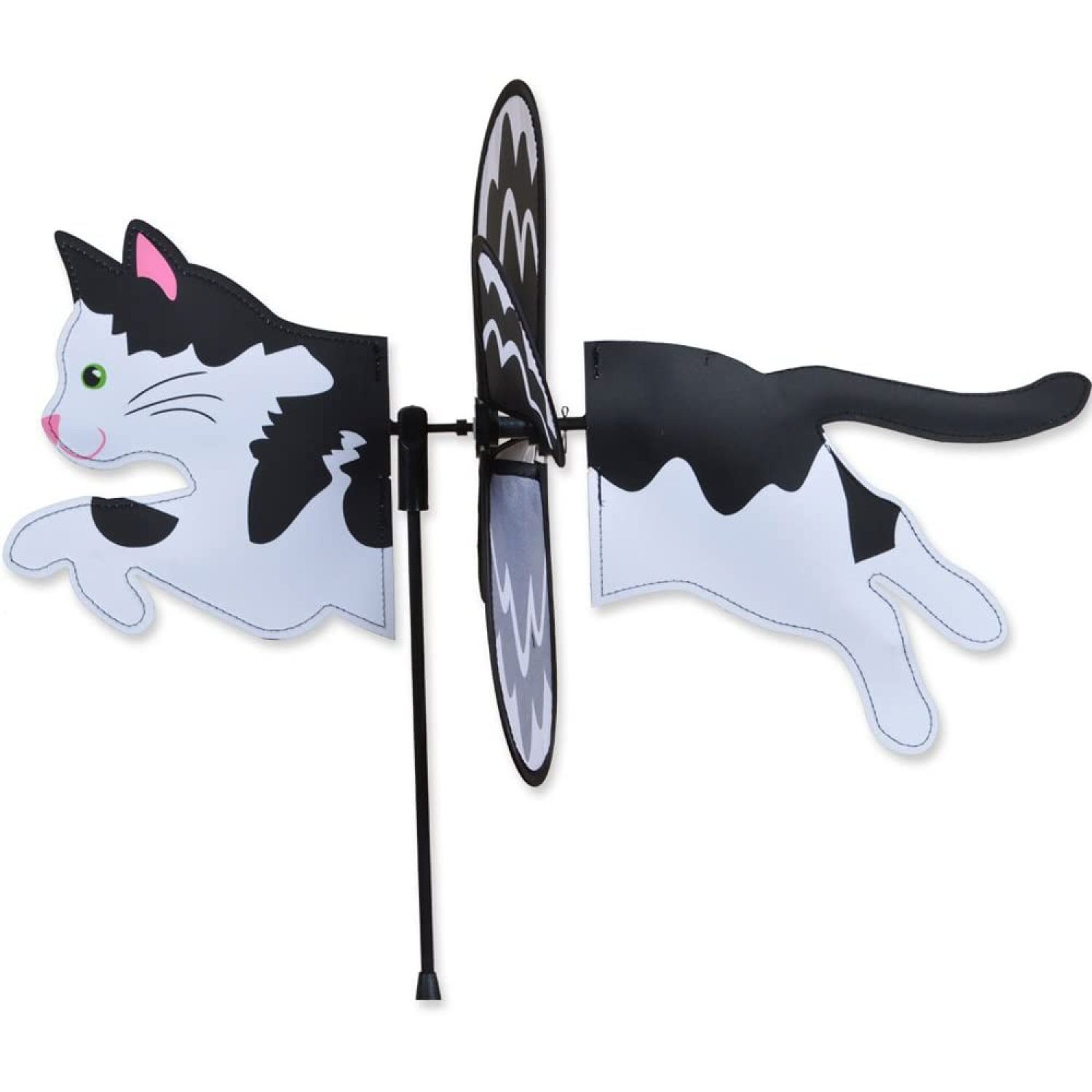 Xike Black & White Cat Garden Wind Spinners - Walmart.com